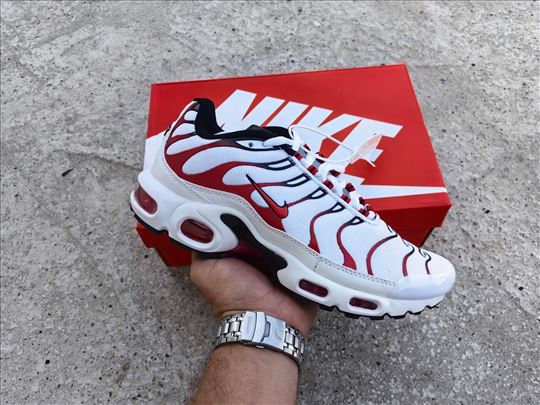 Nike Air Max Plus TN White University Red