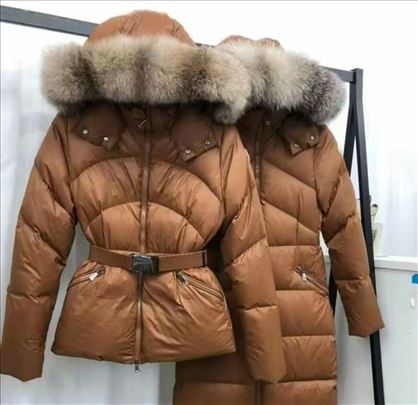 Moncler perjane jakne krzno lisice