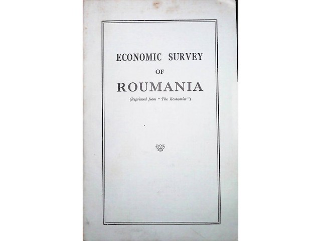 engleski ➡️ Economy of Survey ➡️ Roumania