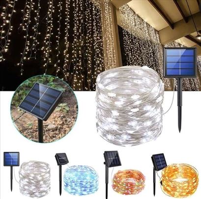 20 m Novogodisnje solarne led lampice za jelku