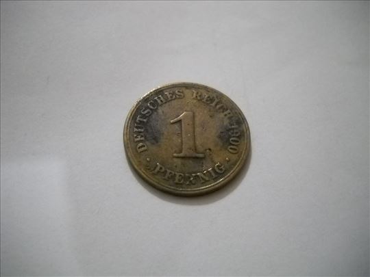 1 prening, Carevina Nemačka, 1900