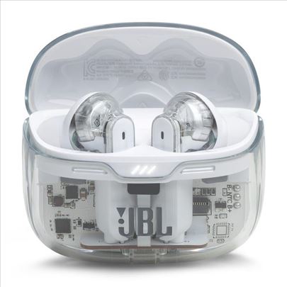 JBL Tune Beam Ghost Edition White