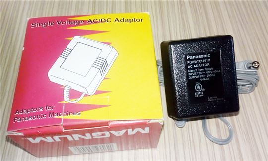 Adapter Panasonic sa 120V na 9V/200mA. Novo!