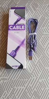 Micro Usb kabal Moxom Ljubicati 1m