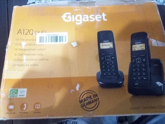 Fiksni telefon gigaset A120 duo