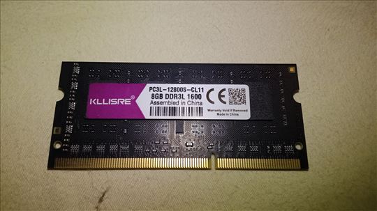 NOVO ddr3 8gb sodimm 1600