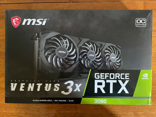 MSI GeForce RTX 3090 Ventus 3X 24G OC GDDR6X GPU