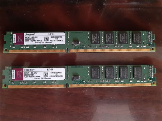 ddr3 4gb, 2x2gb, Kingston 1333MHz