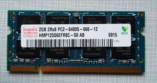 DDR2 667 800 MHz i DDR3 1333 1600 MHz memorije SOD