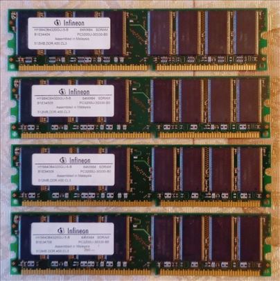 2Gb Infineon 4x 512Mb / 400Mhz ddr1 sdram