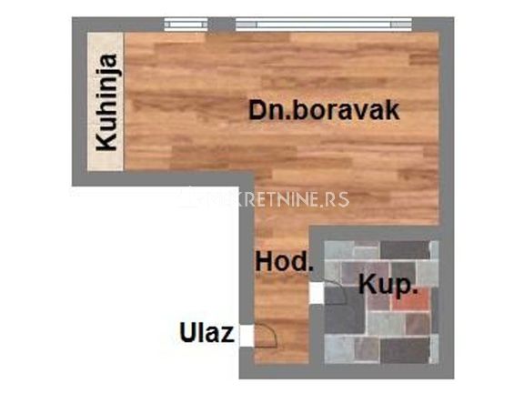 Garsonjera 27m2 u izgradnji-Adice