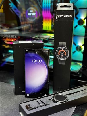 Samsung Galaxy S23 Ultra 256gb + Galaxy Watch5 Pro