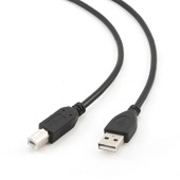 USB 2.0 Connection cable, A/M B/M, Black, 1.8m ( CCP-USB2-AMBM-6 )