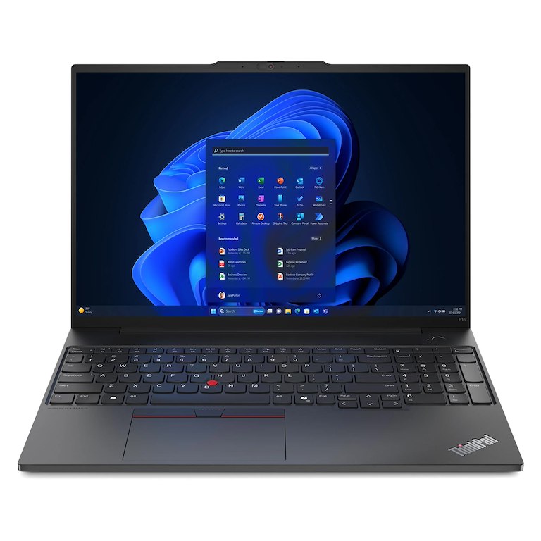 Lenovo ThinkPad E16 Gen 2 Intel® Core™ Ultra 7 155U 16GB 1TB SSD 16" WUXGA W11 Pro Isporuka odmah