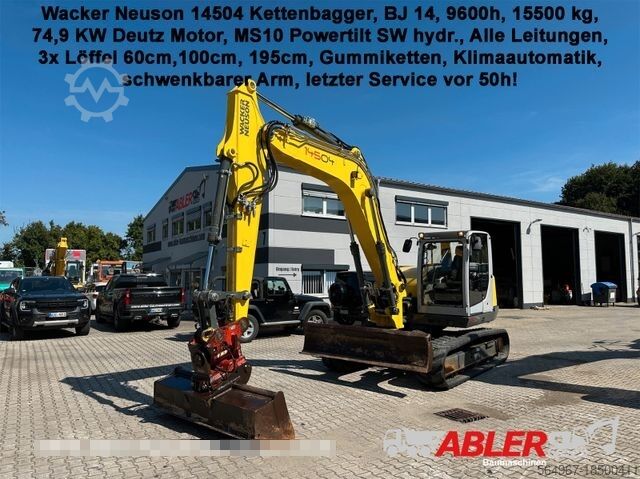 Lančani bager
WACKER Neuson 14504 / ET 145 Klima Powertilt MS10