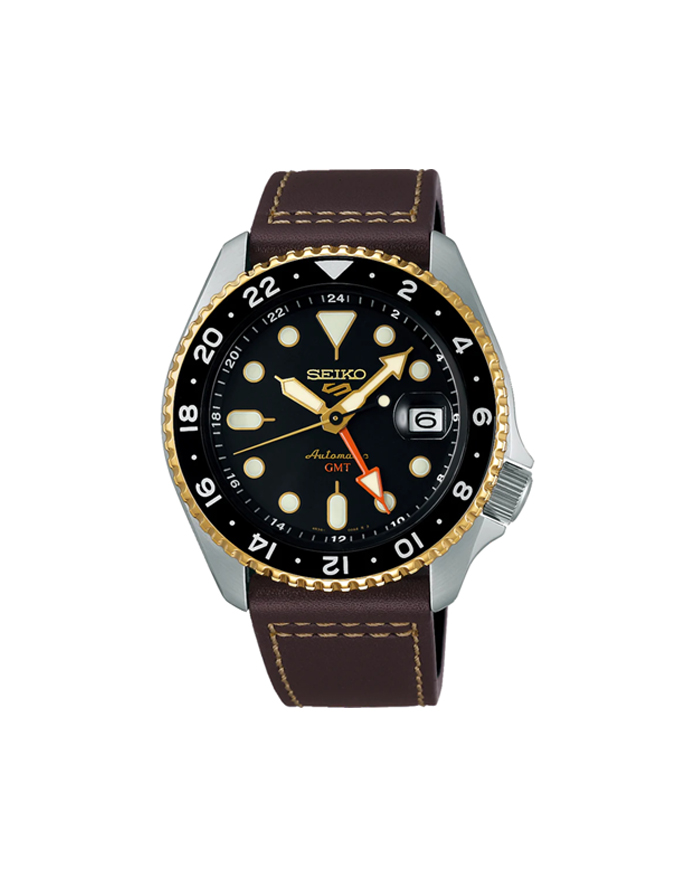 MUŠKI RUČNI SAT SEIKO 5 SSK036K1 SPORT LEATHER BROWN Seiko