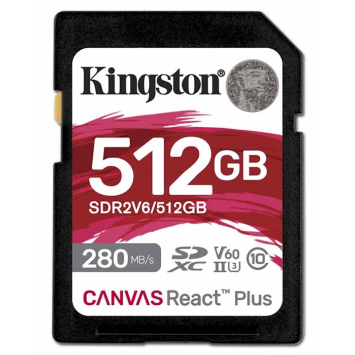 Memorijska kartica Kingston SDR2V6/512GB 512GB SDXC UHS-II 280R/150W U3 V60