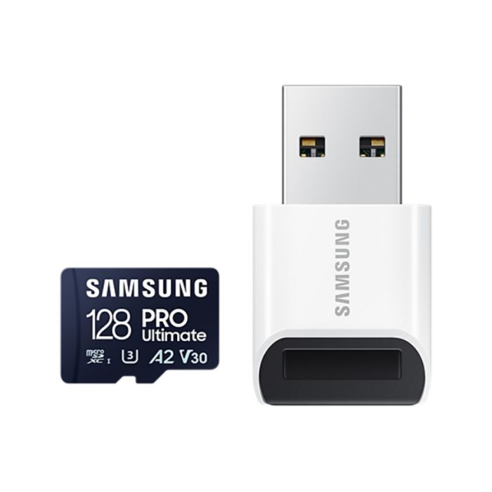 Memorijska kartica Samsung PRO Ultimate MicroSDXC 128GB U3 + USB reader MB-MY128