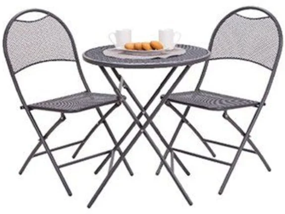 Green bay Metalni balkon set Sto + 2 stolice