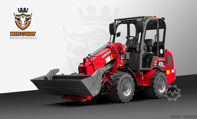 Utovarivač točkova
Kingway Radlader FARMER 809T Kubota Hoflader Tel