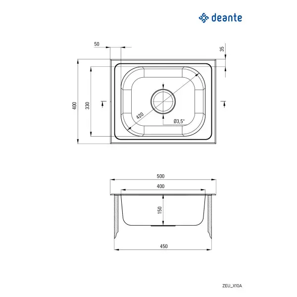 Deante Sudopera Techno ZEU 010A