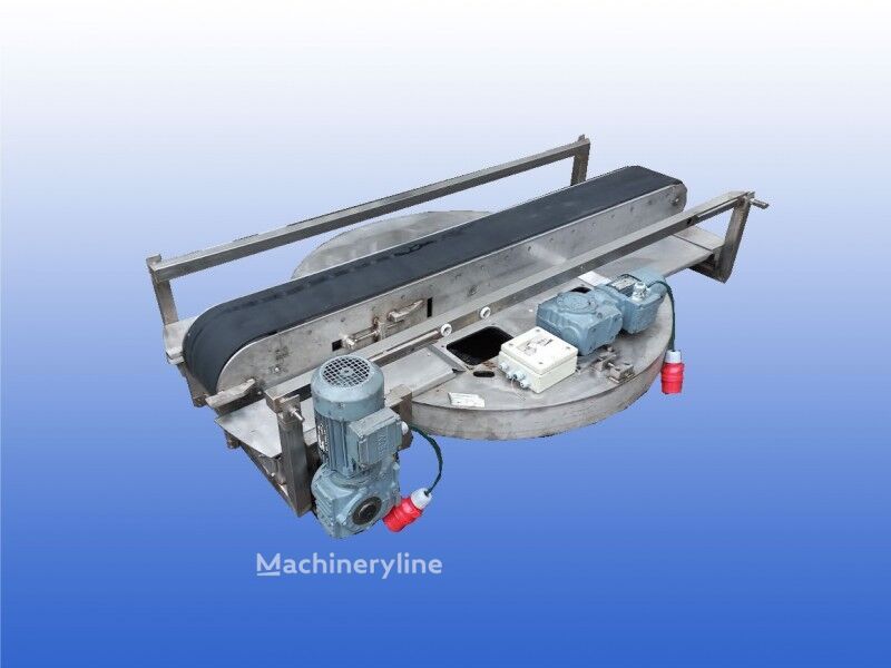 Novi Rolleon Transportband draaistation gebruikt 16 cm Brüel Systems A/S trakasti transporter