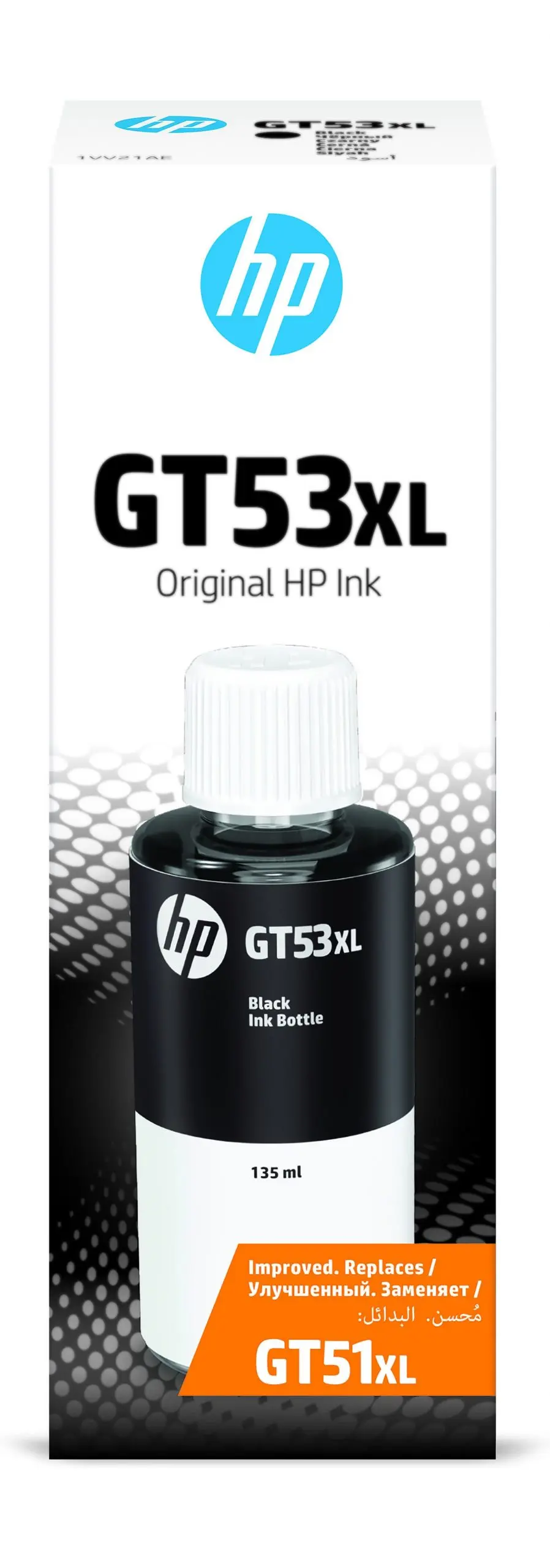HP Bočica GT53XL 135 ml 1VV21AE crna
