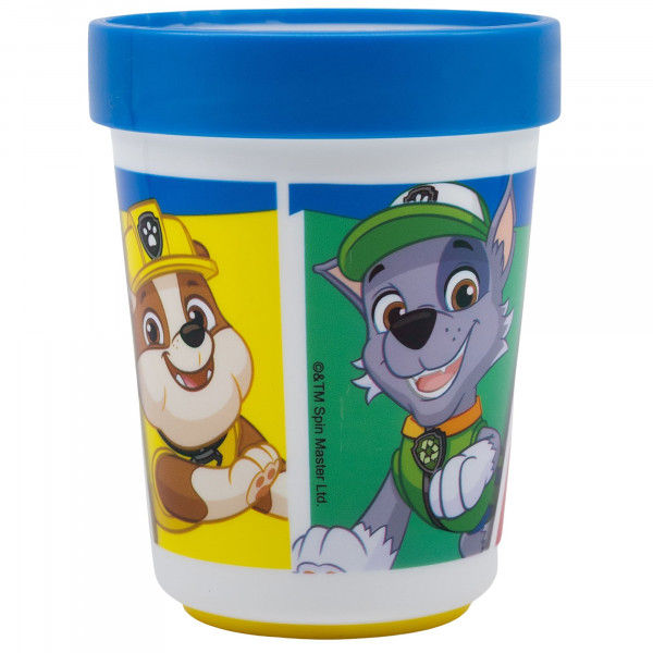 Stor neklizajuća čaša 260 ml Paw Patrol