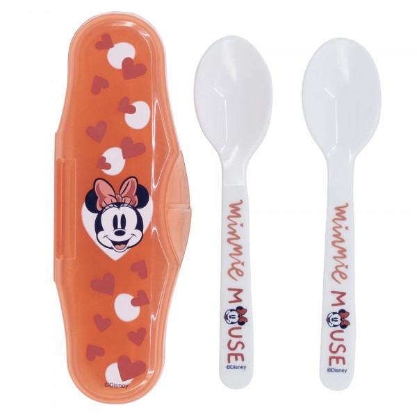 Stor plastična kašičica sa kutijom 2/1Minnie Mouse