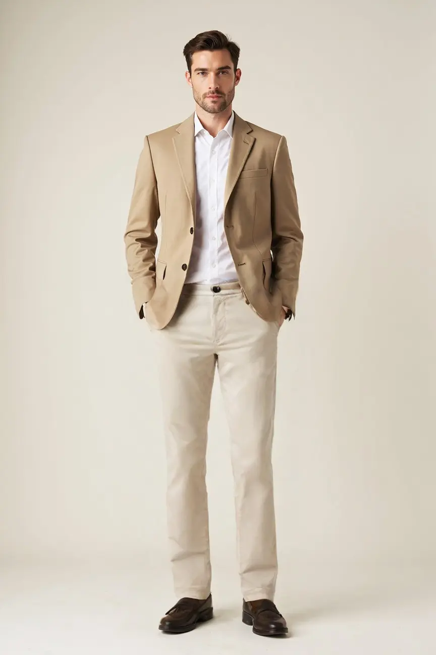 C&A Muške pantalone, Bež