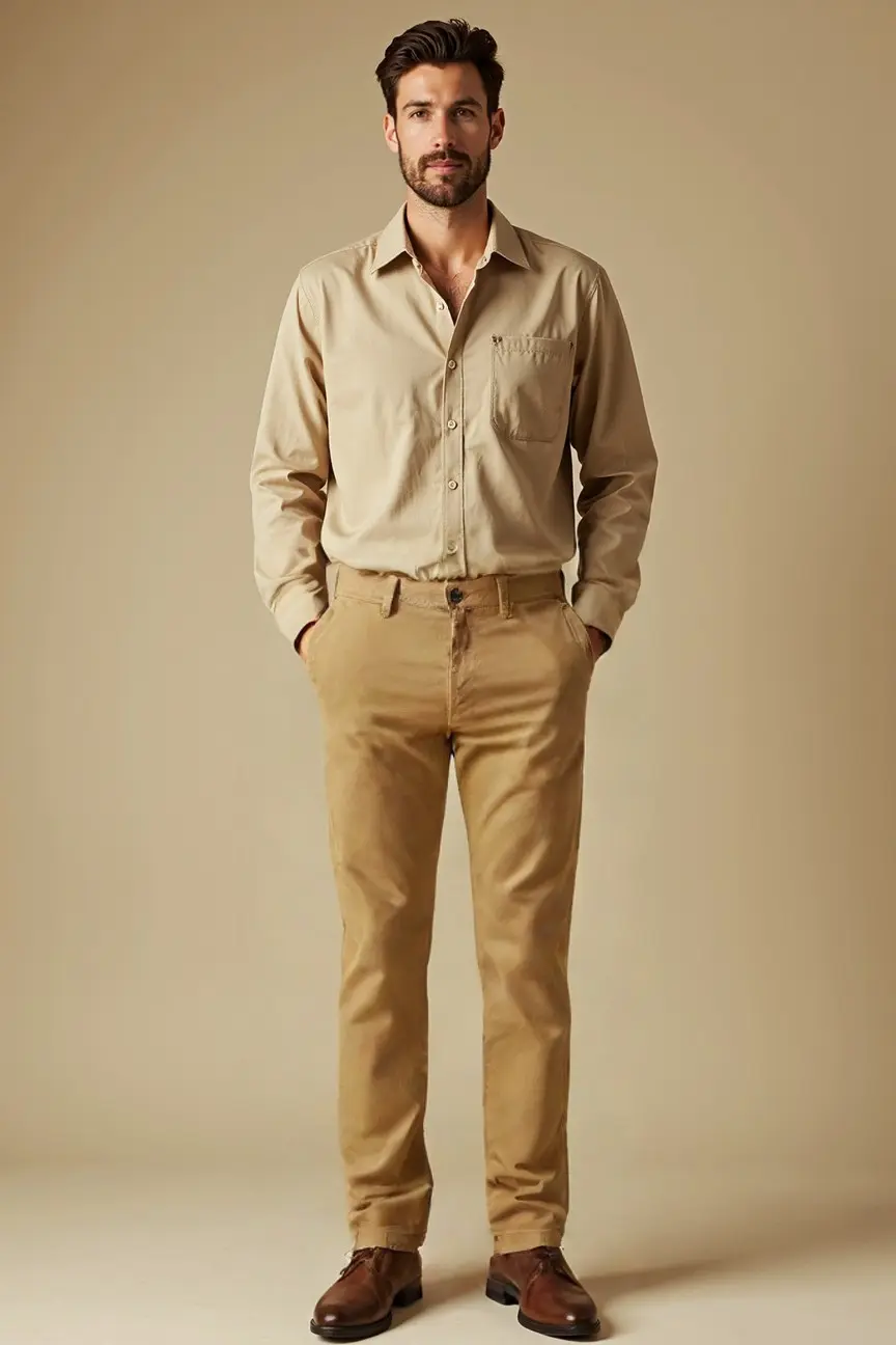 C&A Muške pantalone, Bež