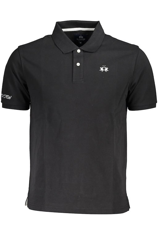 LA MARTINA Muška polo majica XMP002-PK031_NERO_09999, Crna