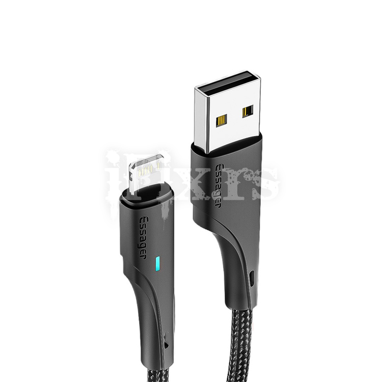 Kratki USB-A na Lightning kabl Essager 3A 25cm EXCL-LSB01
