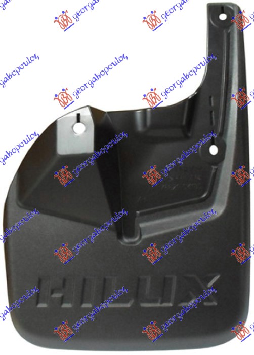 ZASTITA OD BLATA (ZAVESICA) PREDNJA (2WD) Desna str. TOYOTA HI-LUX 2WD/4WD (2020-) (OEM: 76621-0K130, 766210K130)
