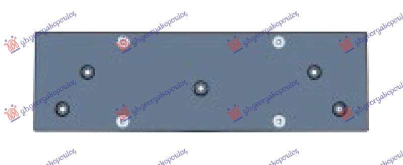 DRZAC PREDNJE TABLICE PLASTICNI MG 4 (2022-) (OEM: 11183310, 11183311)