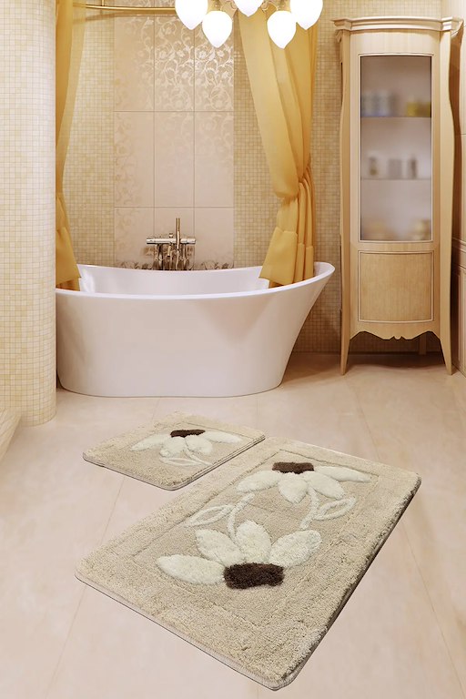 L'essentiel Maison Set 2 prostirke za kupatilo Šareni