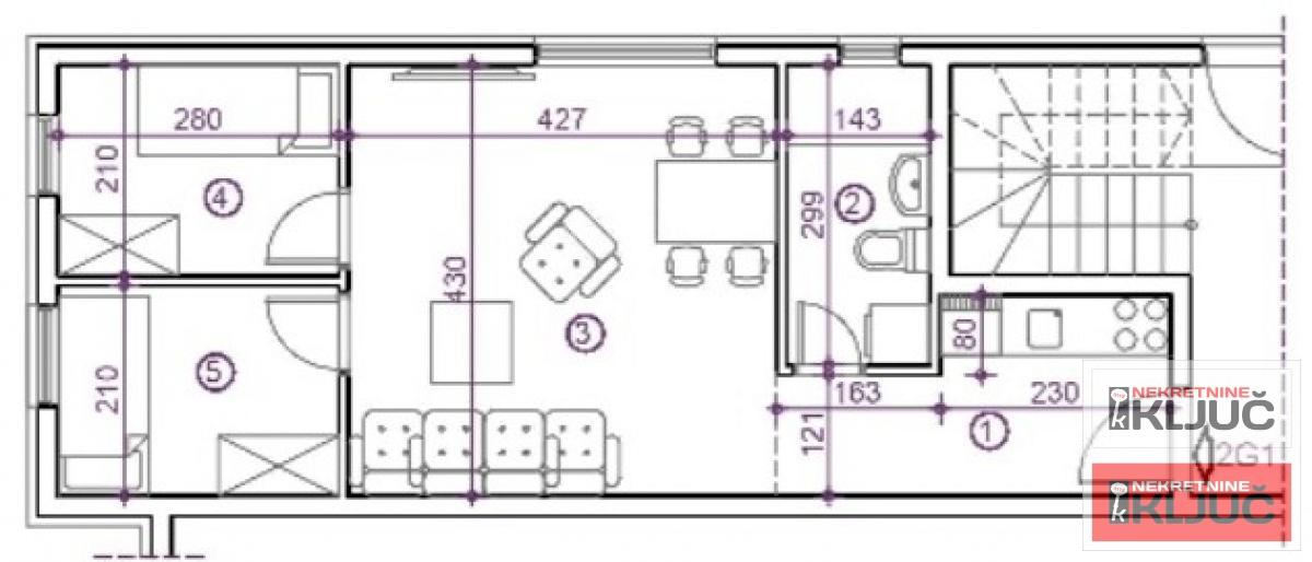 ADICE, 40m2, Dvoiposoban, Izgradnja