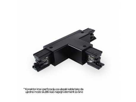 BBLINK Trofazni T konektor WSO-32B(L1) CRNI