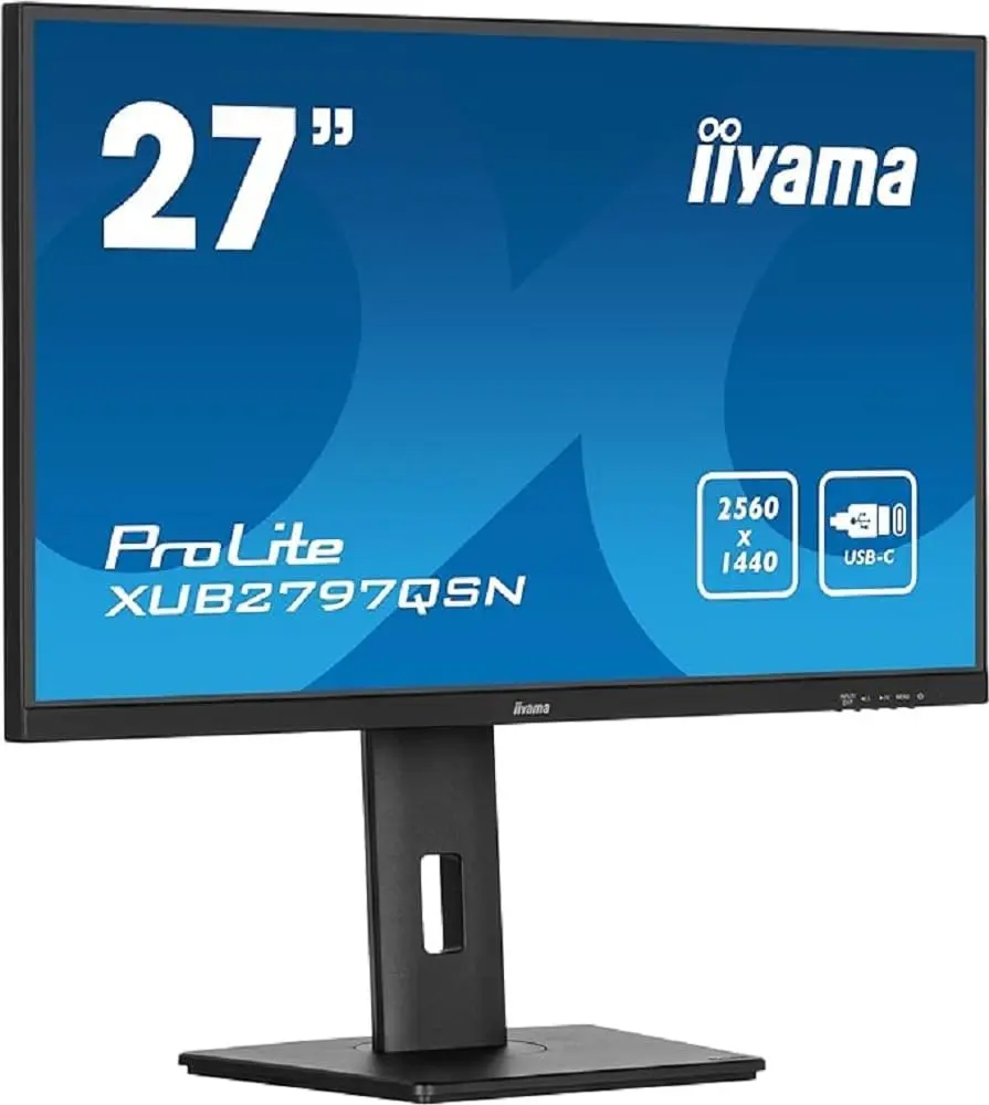 IIYAMA monitor XUB2797QSNP-B1, 27", 2560 x 1440 (QHD/WQHD), IPS, 100 Hz, HDMI, DP
