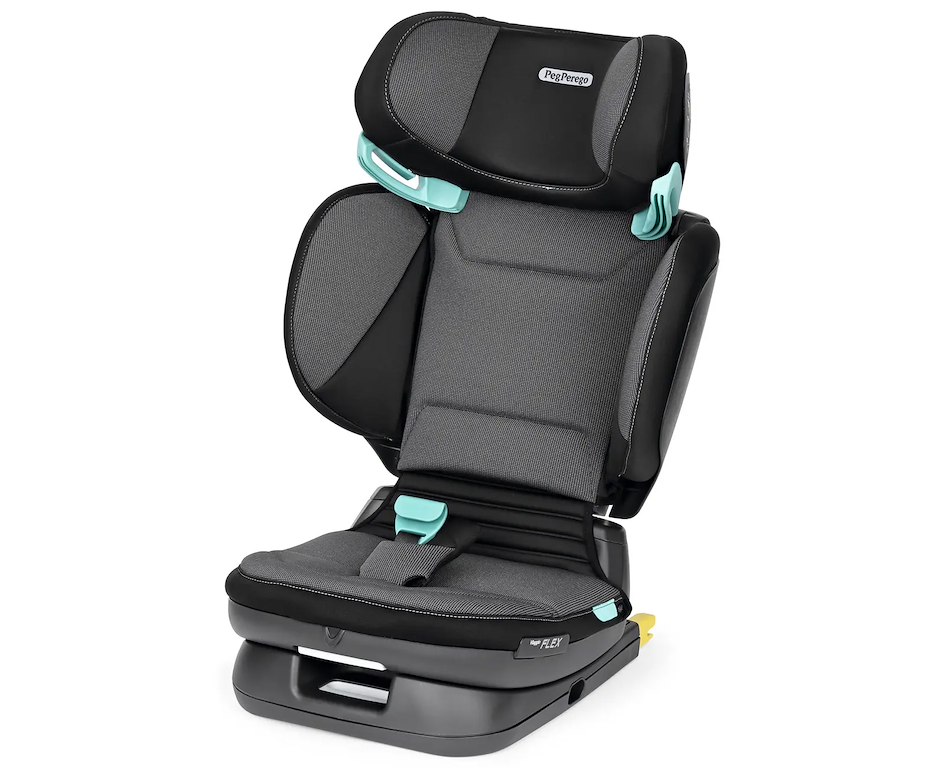Peg Perego Auto sedište Viaggio Flex Crystal Black 100-150cm, Isofix, Crna