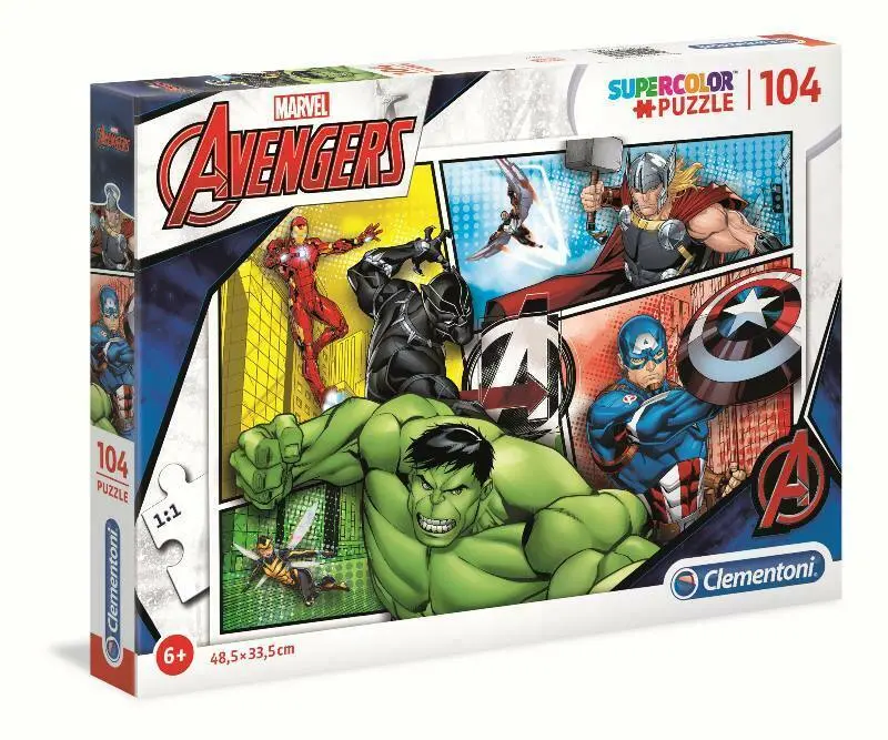 CLEMENTONI Puzzle 104 dela Avengers 2019