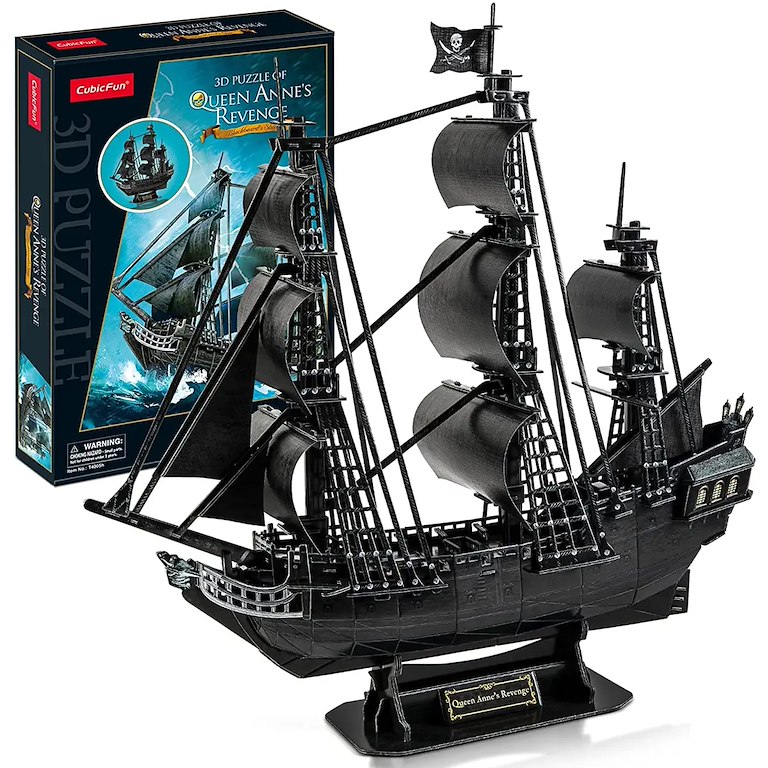 CUBIC FUN Puzzle 3D Queen Annes Revenge T4005h
