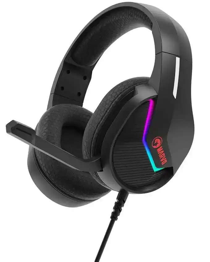 MARVO Slušalice sa mikrofonom H8618BK, Crne