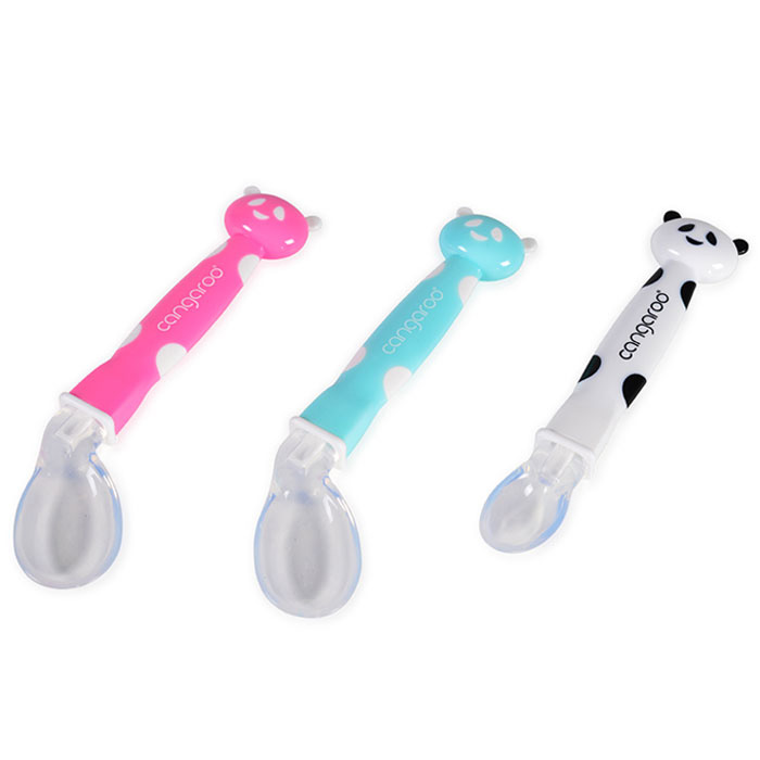 Cangaroo Set Silikonskih Kašičica Panda Blue CAN1607B