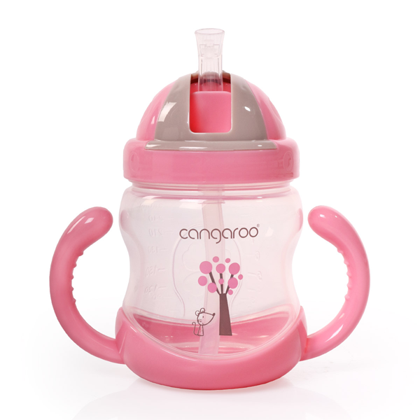 Cangaroo Šolja za bebe Boo Pink 280ml CAN3416