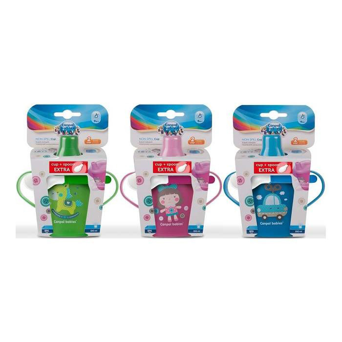 Canpol Baby Set Šolja Toys 250 ml i Kašičica 0170