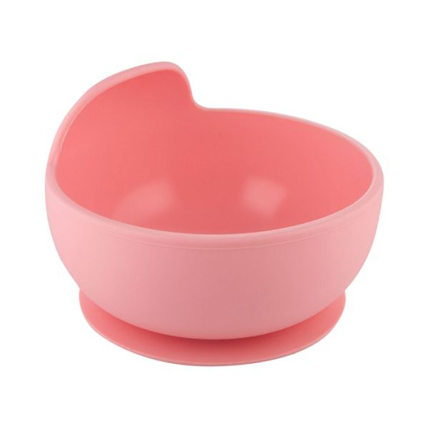 Canpol Bebi silikonska činija sa prijanjajućim dnom 330ml Pink 51/400_pin