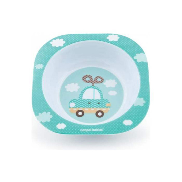 Canpol Melamin Square Činija Toys – Blue 4/522blue