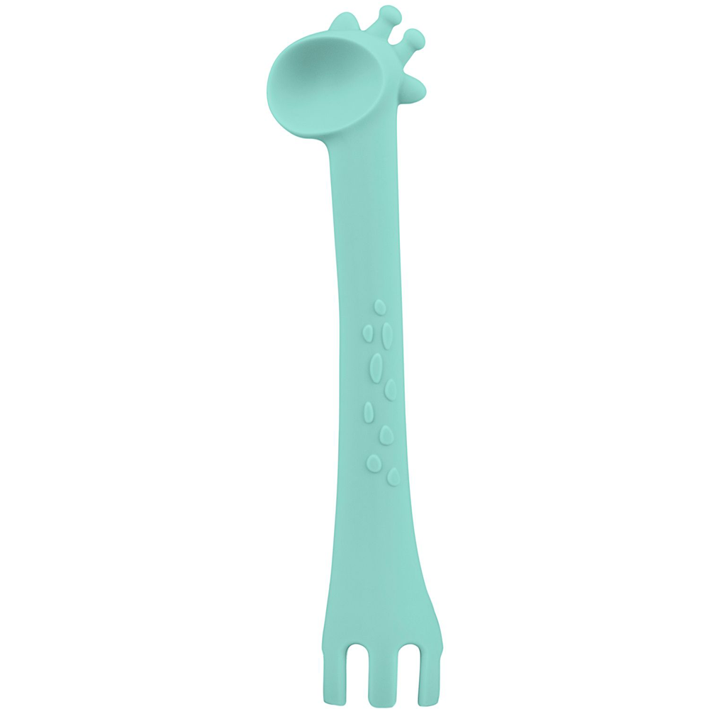 Kikka Boo Silikonska bebi kašičica Giraffe Mint KKB40081