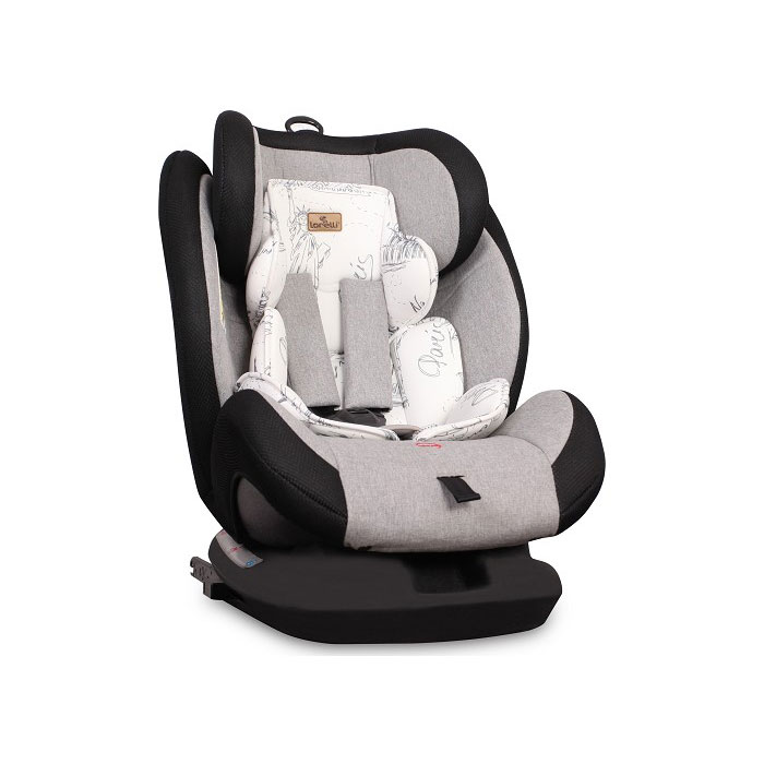 Lorelli Autosedište za decu Corsica Isofix 0-36kg Black&Grey Cities (2019) 10071261972